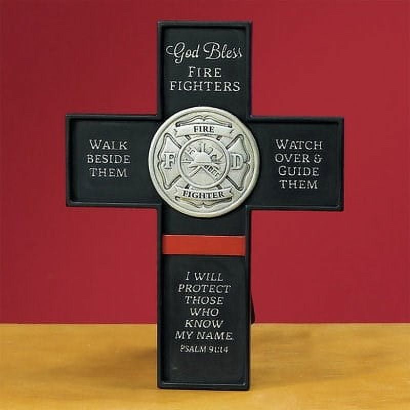 Cross-God Bless Firefighters - Walmart.com