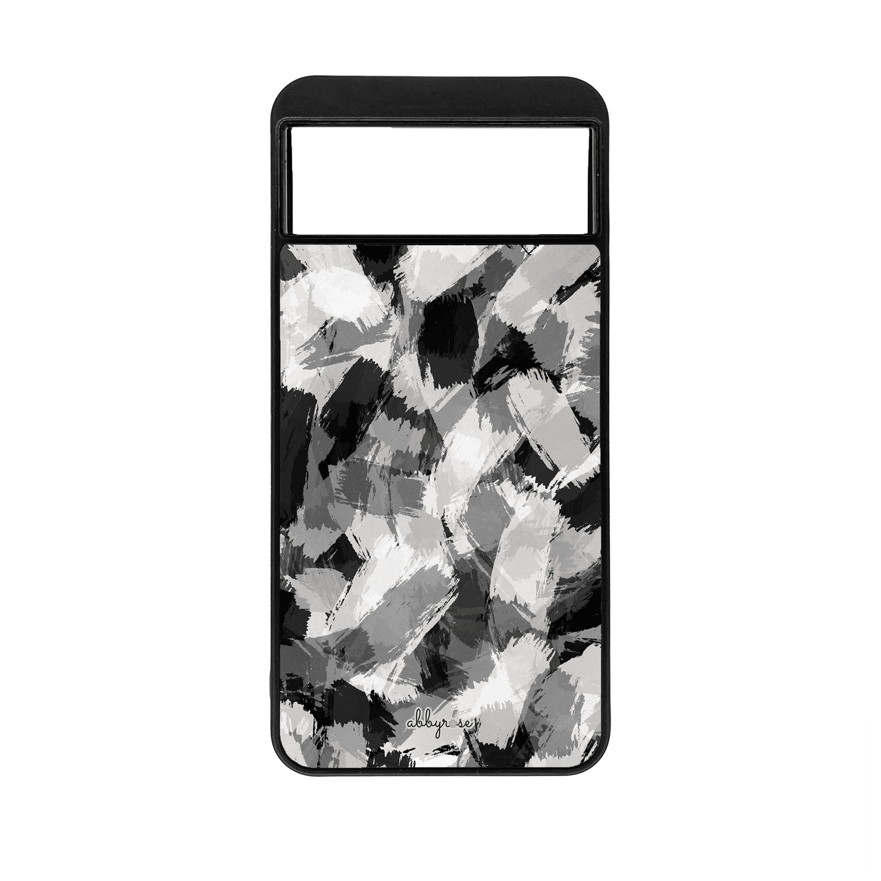 abbyrose Black & White Scribble Pixel Phone Case for Pixel 7 Pro ...