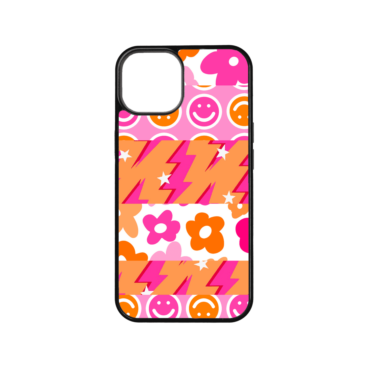 abbyrose Pink & Orange Mash Up iPhone Case for iPhone 15 Plus - Walmart.com