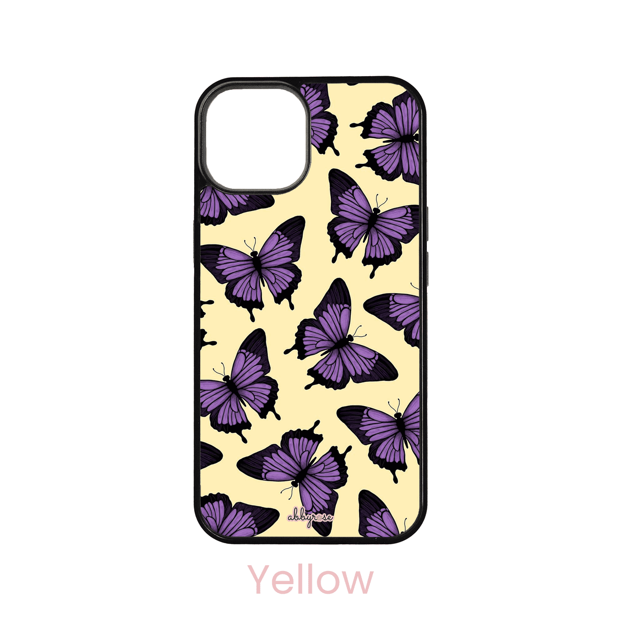 abbyrose Purple Butterflies iPhone Case for iPhone 14 Pro - Walmart.com