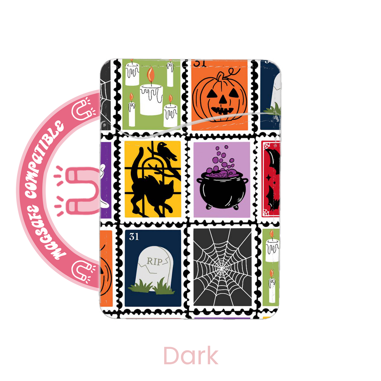 abbyrose Spooky Stamps MagSafe Rose Pocket - Walmart.com