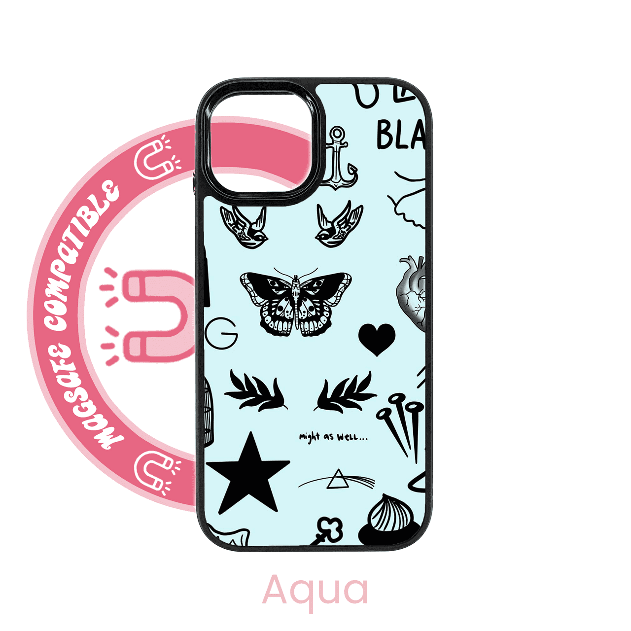 abbyrose Tiny Tats MagSafe iPhone Case for iPhone 15 Pro - Walmart.com