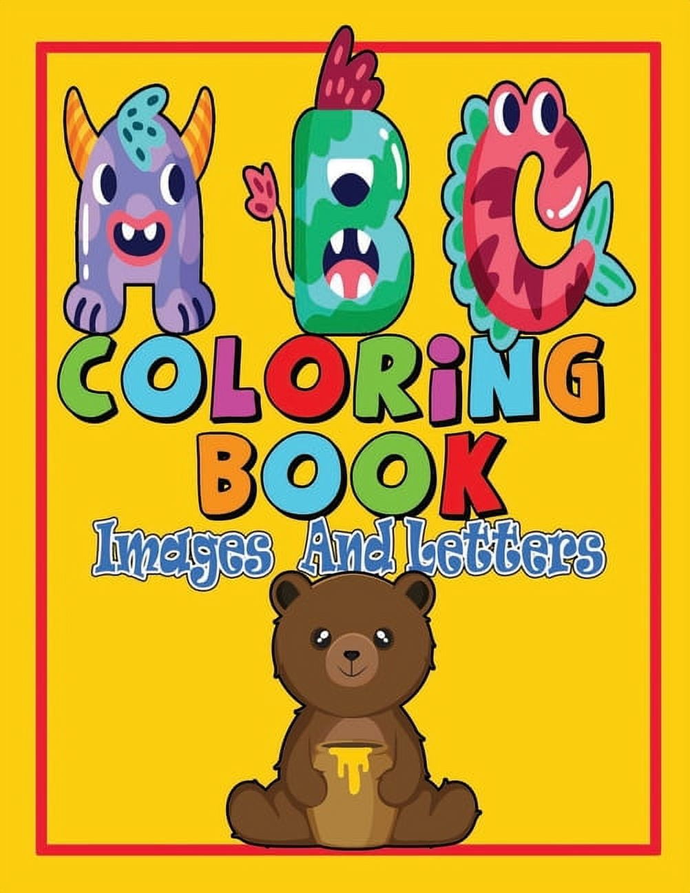abc coloring book images and letters : My First Little ABC Coloring ...