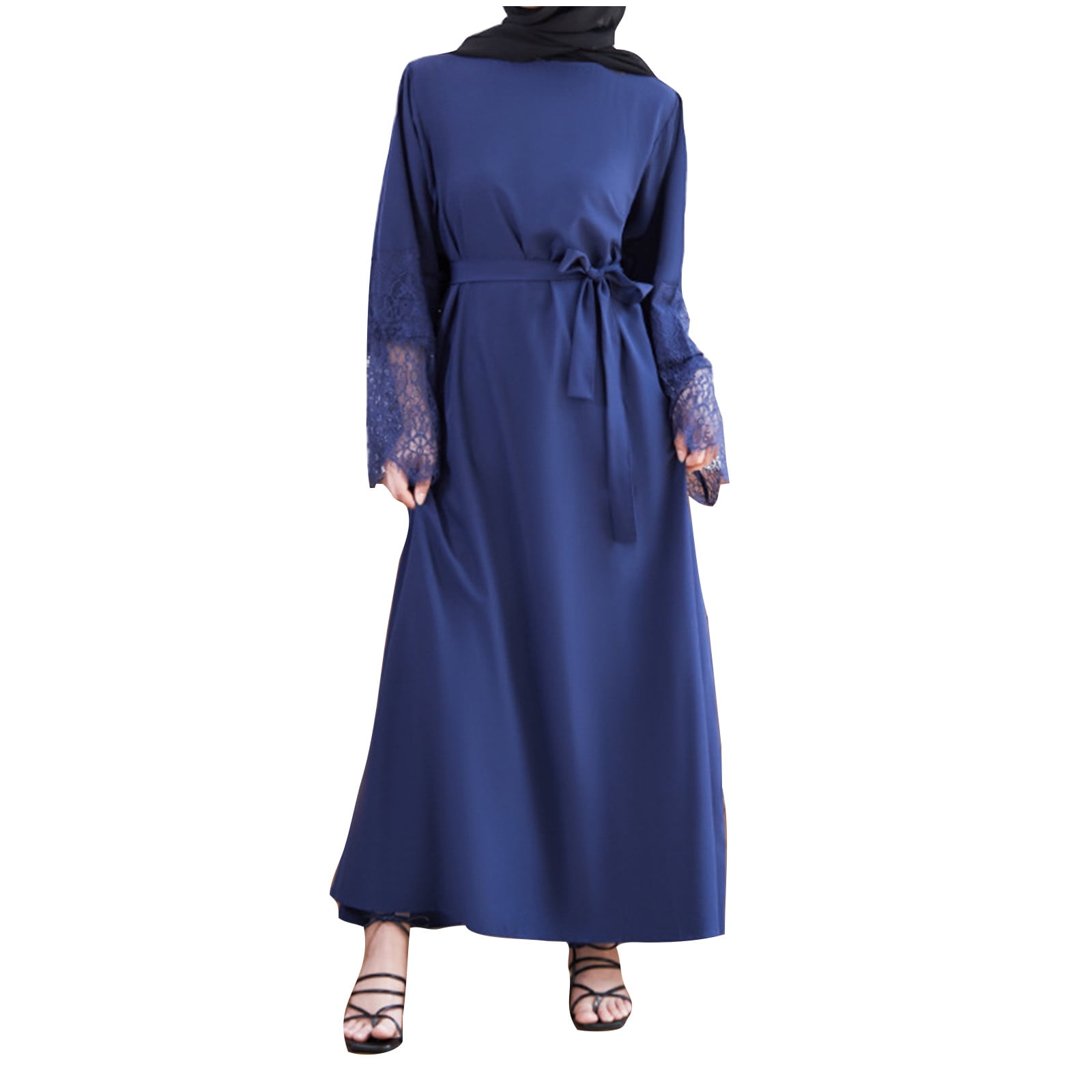 OGLCCG Muslim Dresses for Women, One-Piece Long Sleeve Islamic Prayer ...