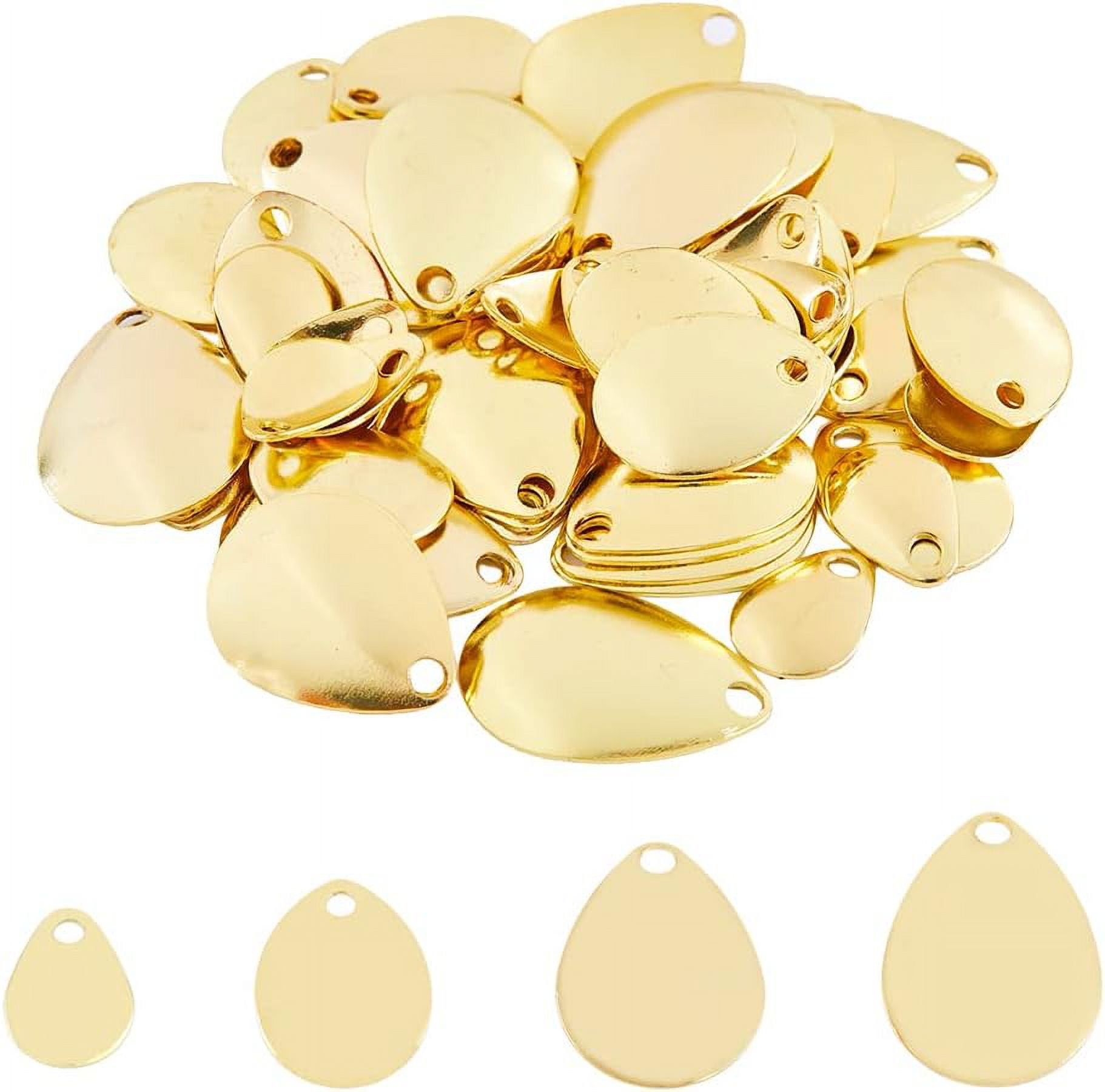 about 56Pcs Spinner Baits Spoons Rigs Golden Fishing Flattie Attractor ...