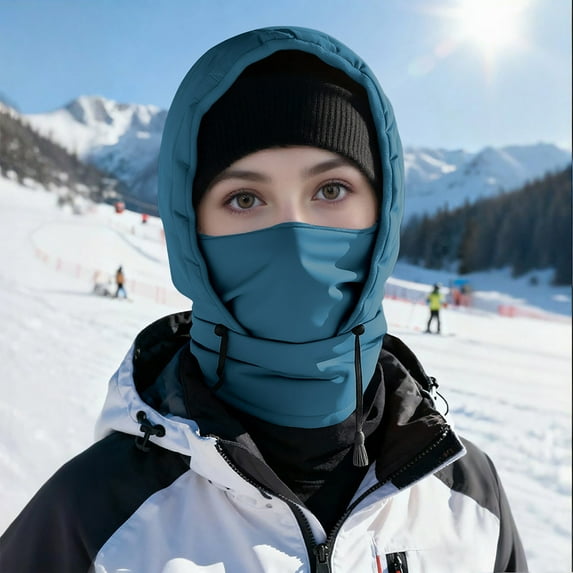 absanyy Winter Trapper Hat for Women Windproof Warm Plush Earflap Hat ...