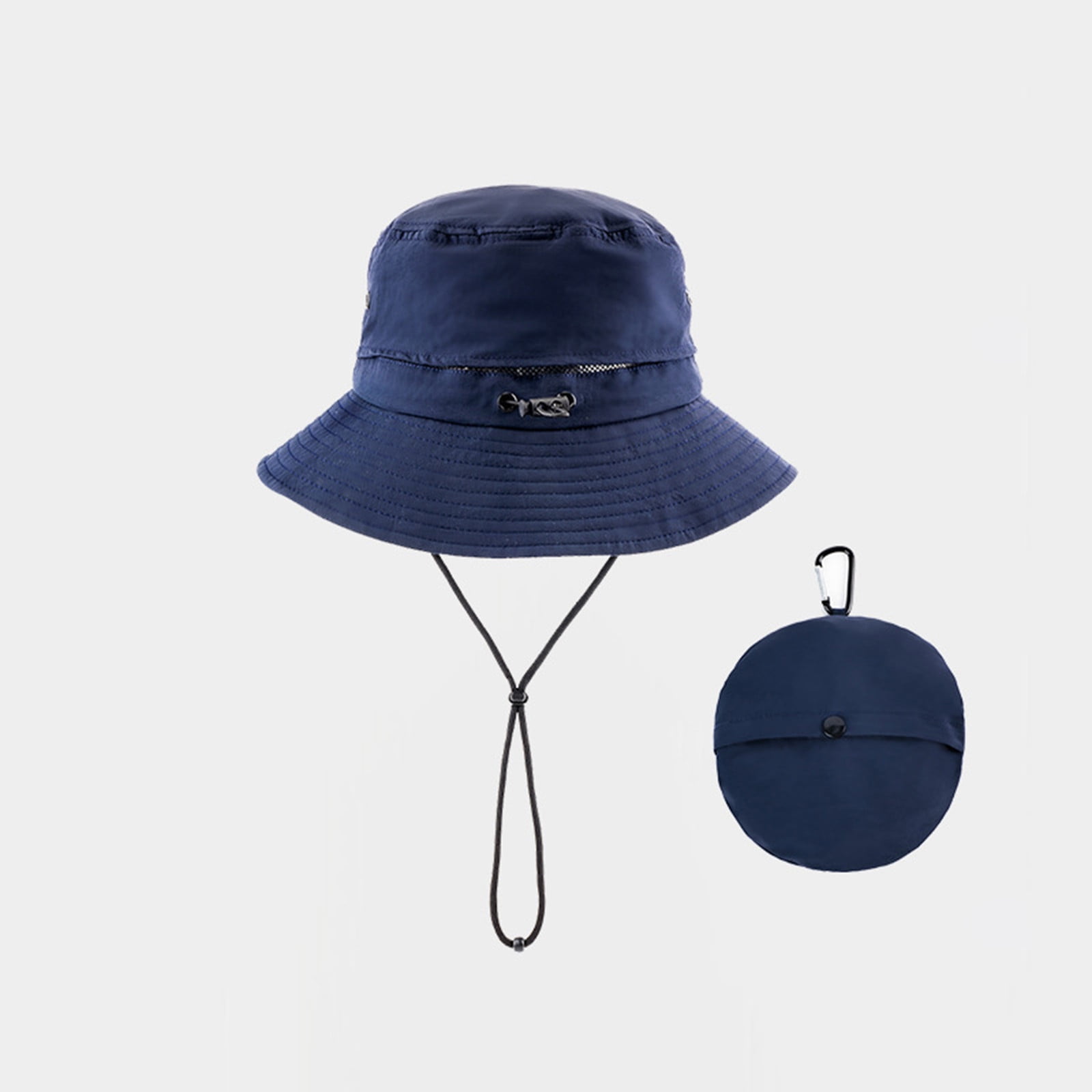 absanyy Womens Packable Bucket Hat Navy Quick Dry Foldable Sun Hat for ...