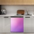 abstract Purple pink gradient Dishwasher Magnet Cover Decorative ...