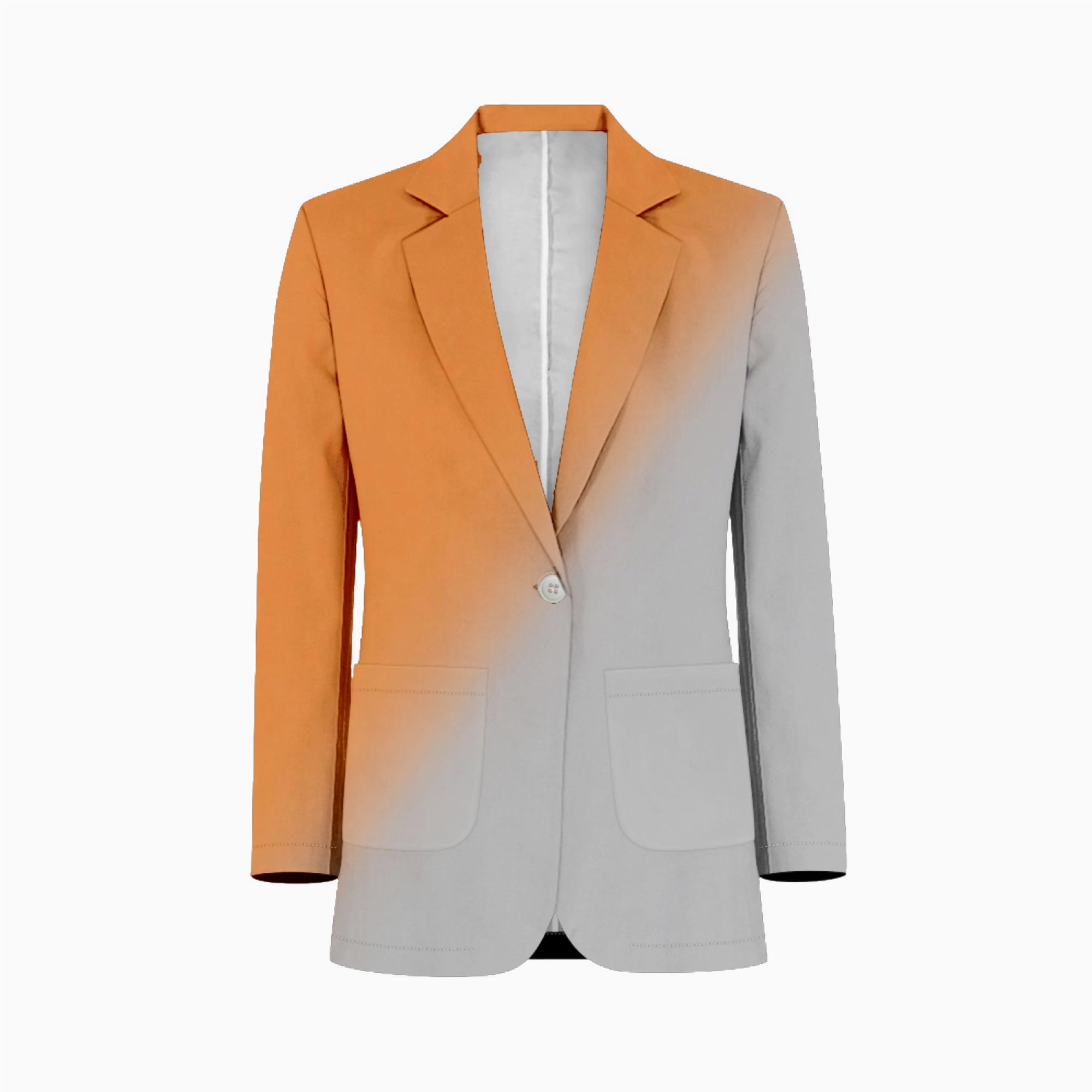 abstract orange gray gradient Customized Men's Suits full man Shawl ...