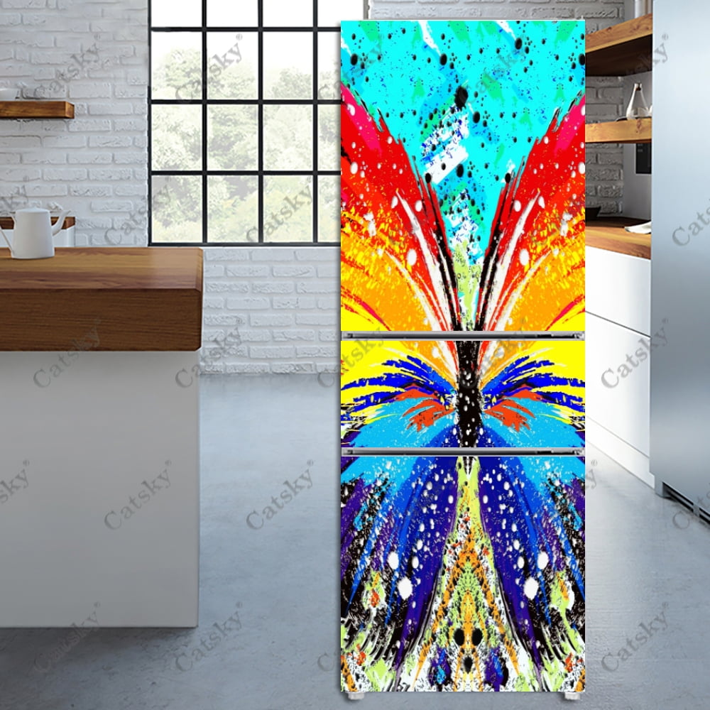 abstract pattern Refrigerator Magnet Home r Kitchen Mural DIY Wall ...