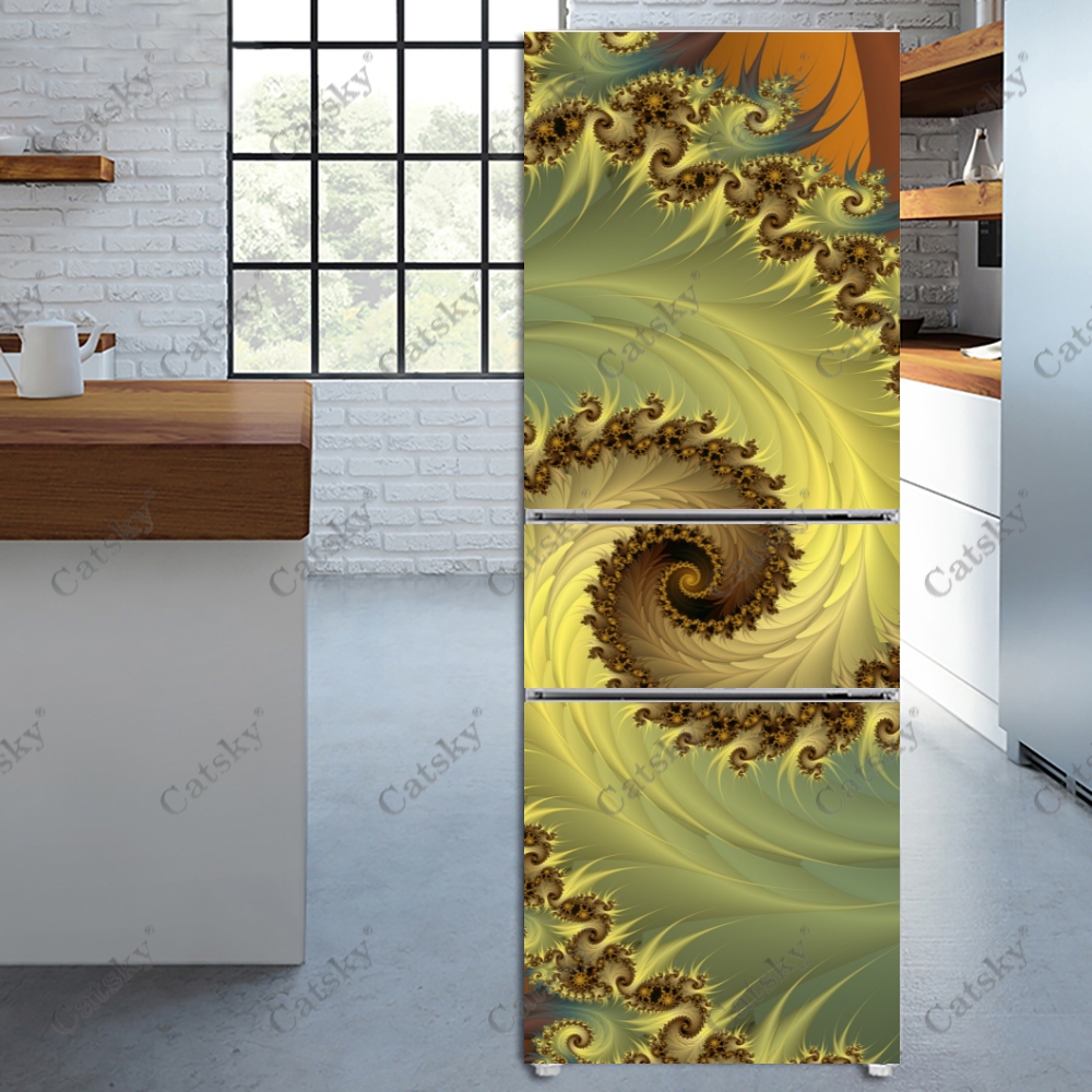 abstract pattern Refrigerator Magnet Home r Kitchen Mural DIY Wall ...