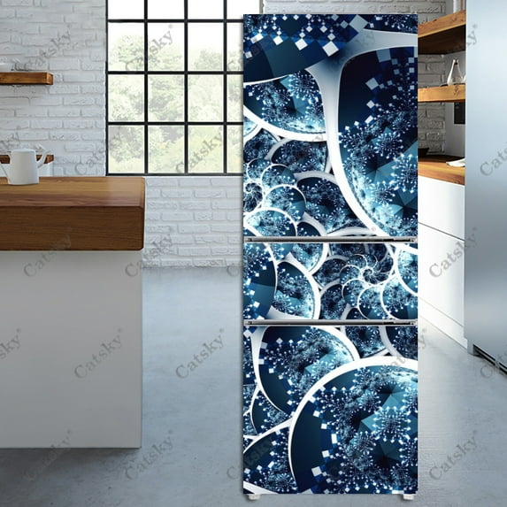 abstract pattern Refrigerator Magnet Home r Kitchen Mural DIY Wall ...