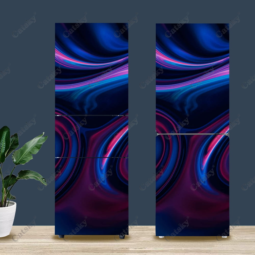 abstract wallpaper Refrigerator Stickers Home Decor Kitchen Murals DIY ...