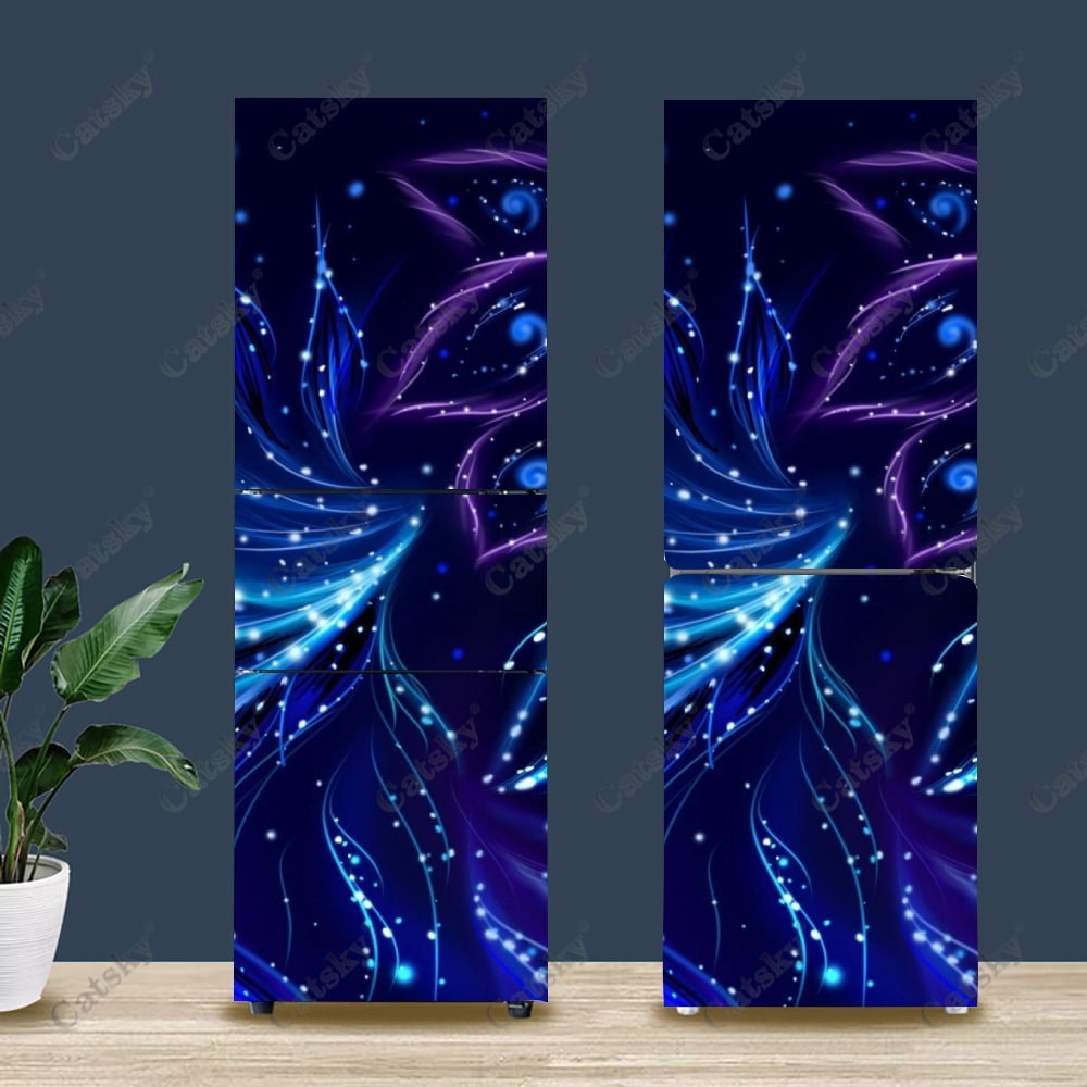 abstract wallpaper Refrigerator Stickers Home Decor Kitchen Murals DIY ...