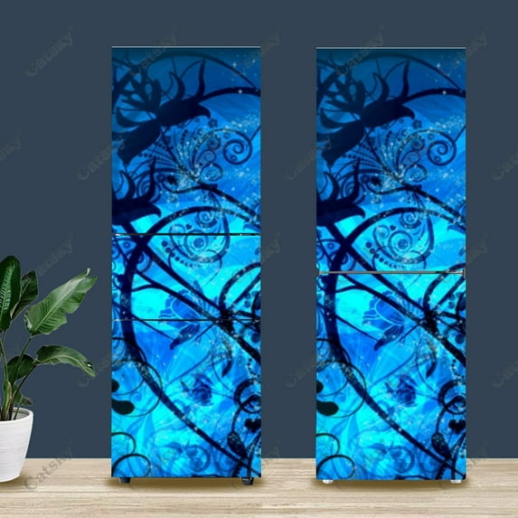 abstract wallpaper Refrigerator Stickers Home r Kitchen Murals DIY Wall ...