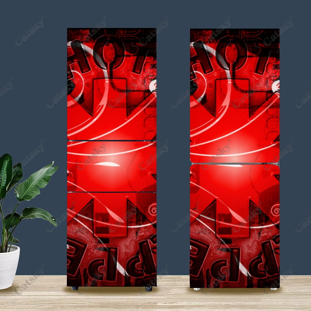 abstract wallpaper Refrigerator Stickers Home r Kitchen Murals DIY Wall ...