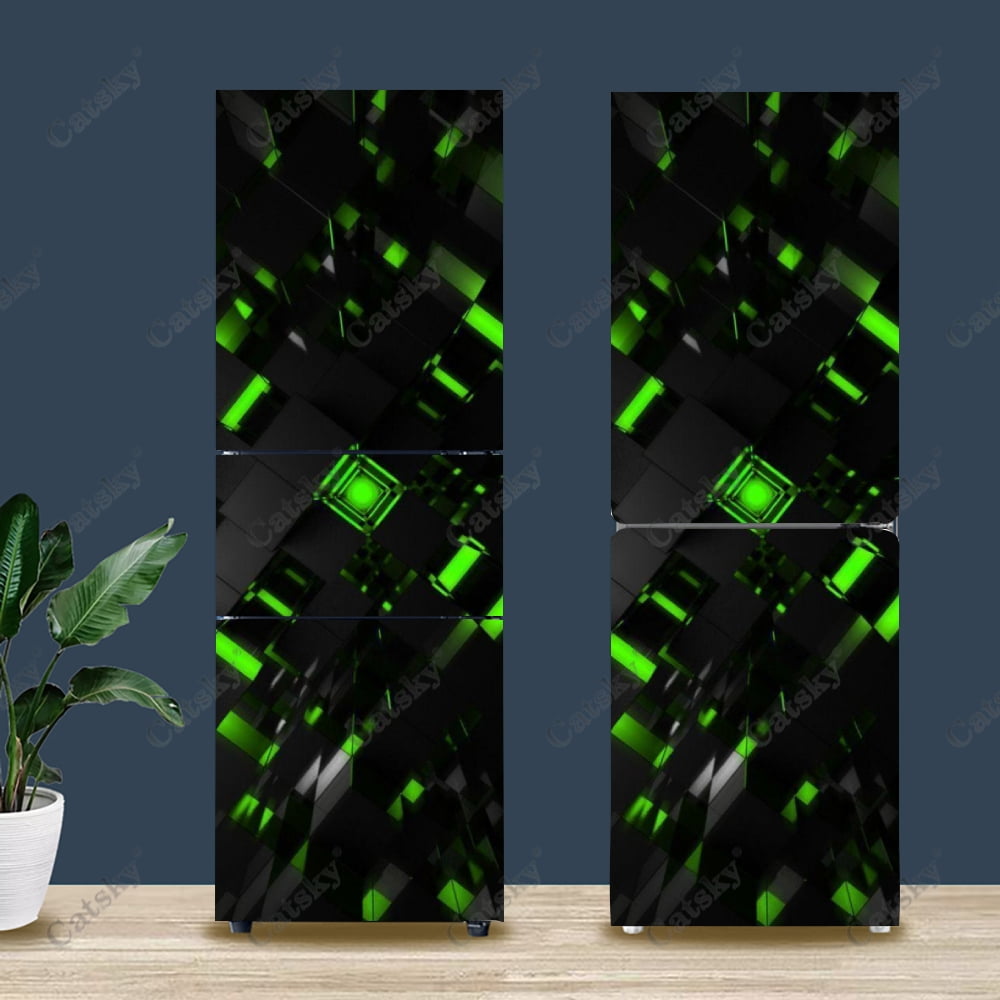 abstract wallpaper Refrigerator Stickers Home r Kitchen Murals DIY Wall ...