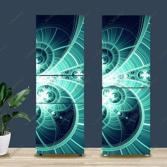 abstract wallpaper Refrigerator Stickers Home r Kitchen Murals DIY Wall ...