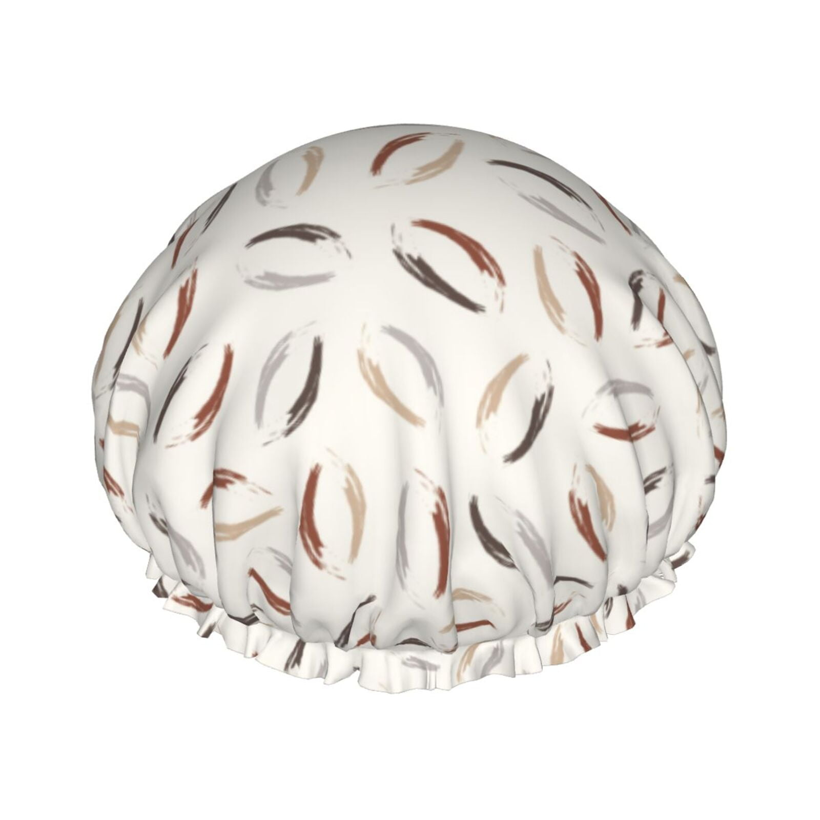 abstractly geometric pattern Shower Cap, Reusable Bath Hair Hat for all ...
