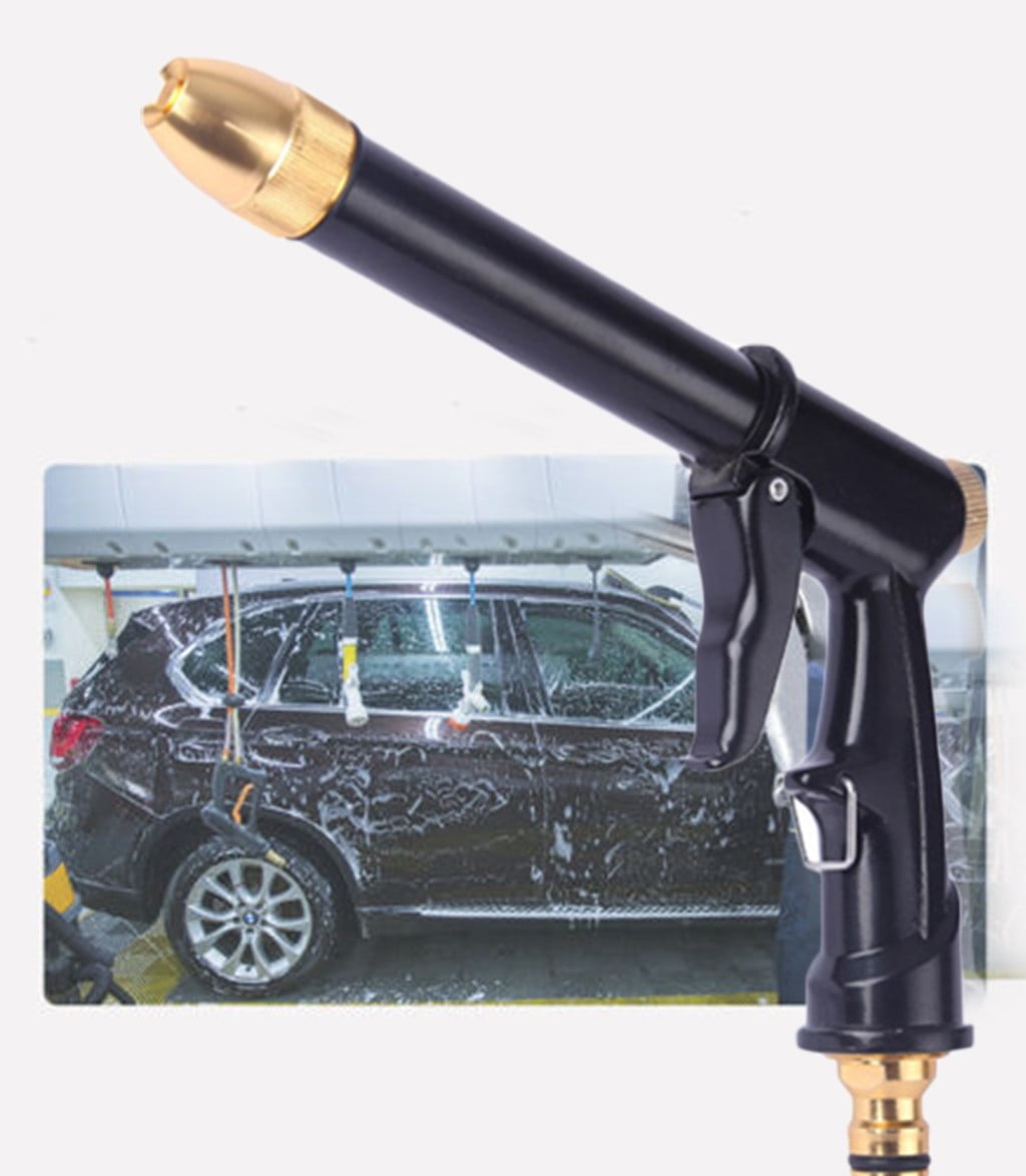 absuyy Garden Water Hose Nozzle Sprayer - High Pressure Heavy Duty Hand ...