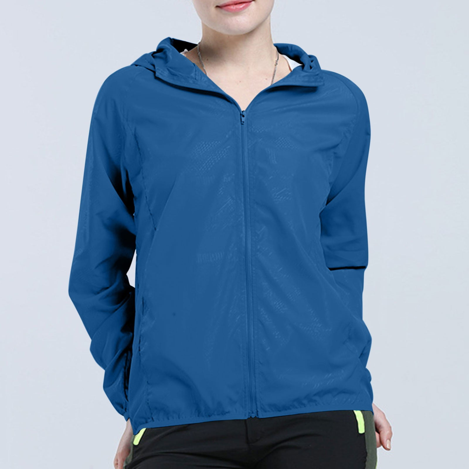 absuyy Windbreakers for Women Outdoor Zipper Windproof Quick Dry ...