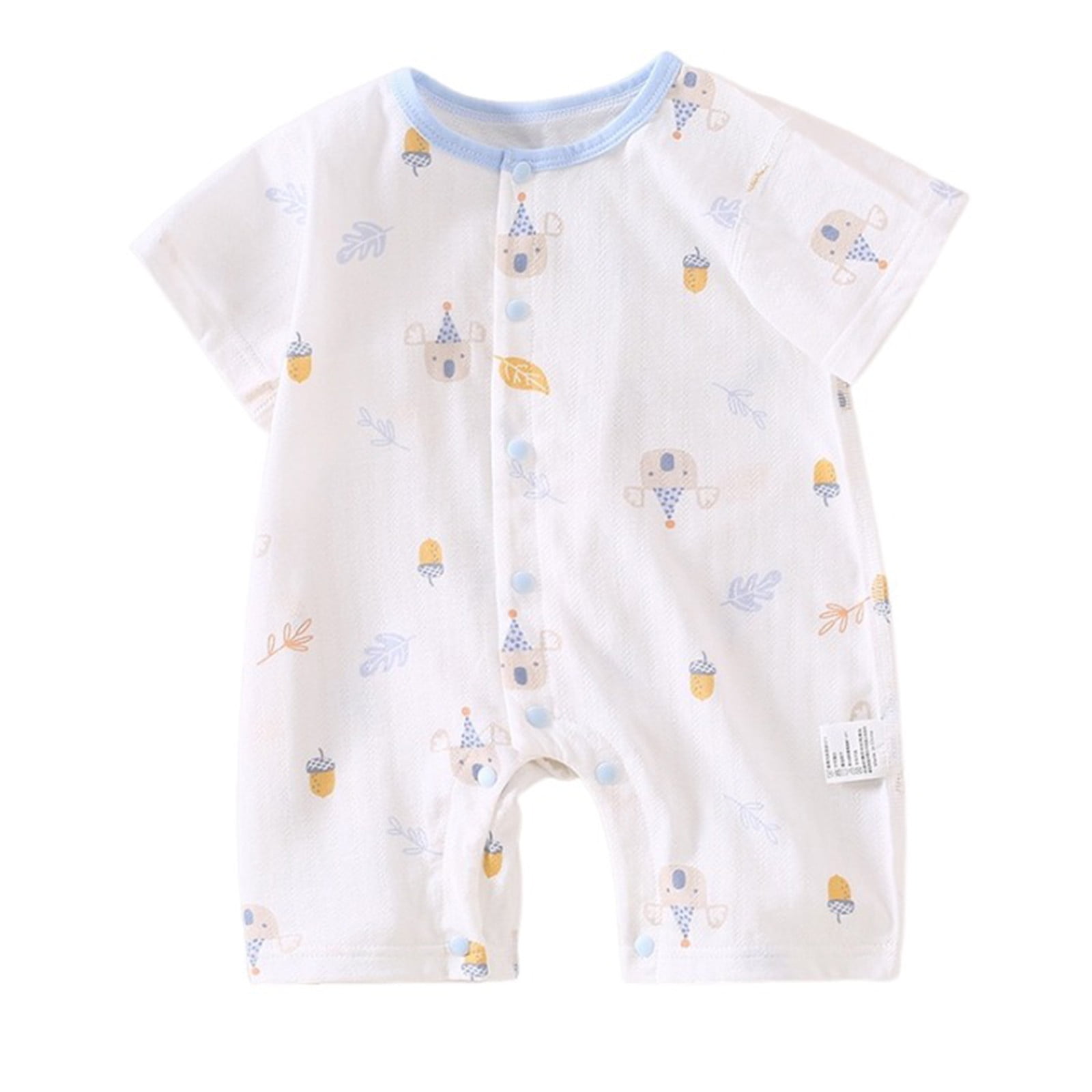 abtuhar Baby Boy Pajamas,Child Summer Thin Newborn Printing Round Neck ...