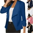 abtuhar Blazers for Women,Womens Blazer,Women's Solid Color Long ...