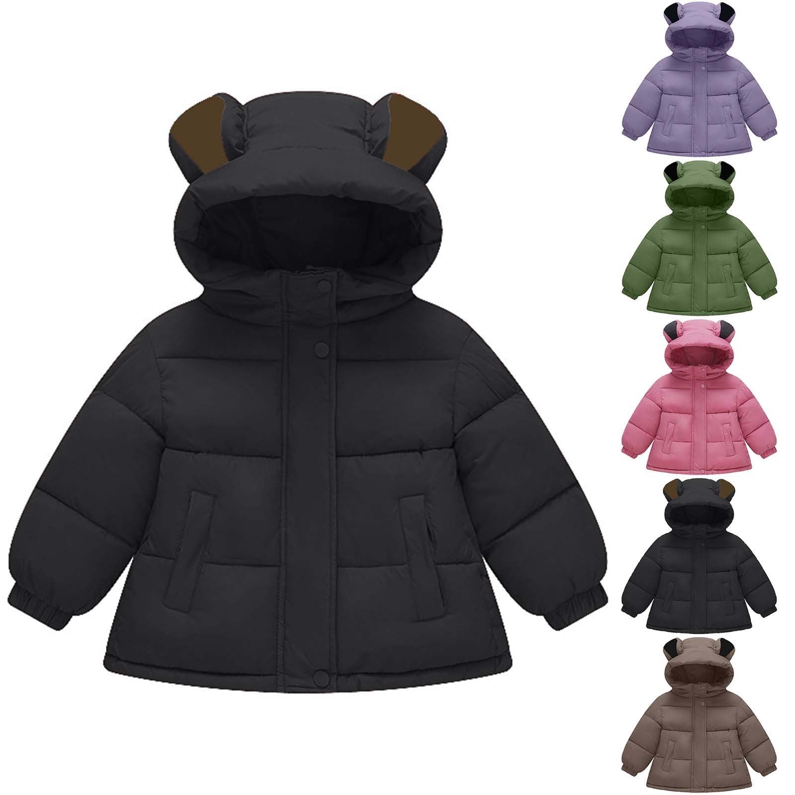 abtuhar Boys Jacket,Toddler Jacket,Toddler Boys Girls Winter Fleece ...