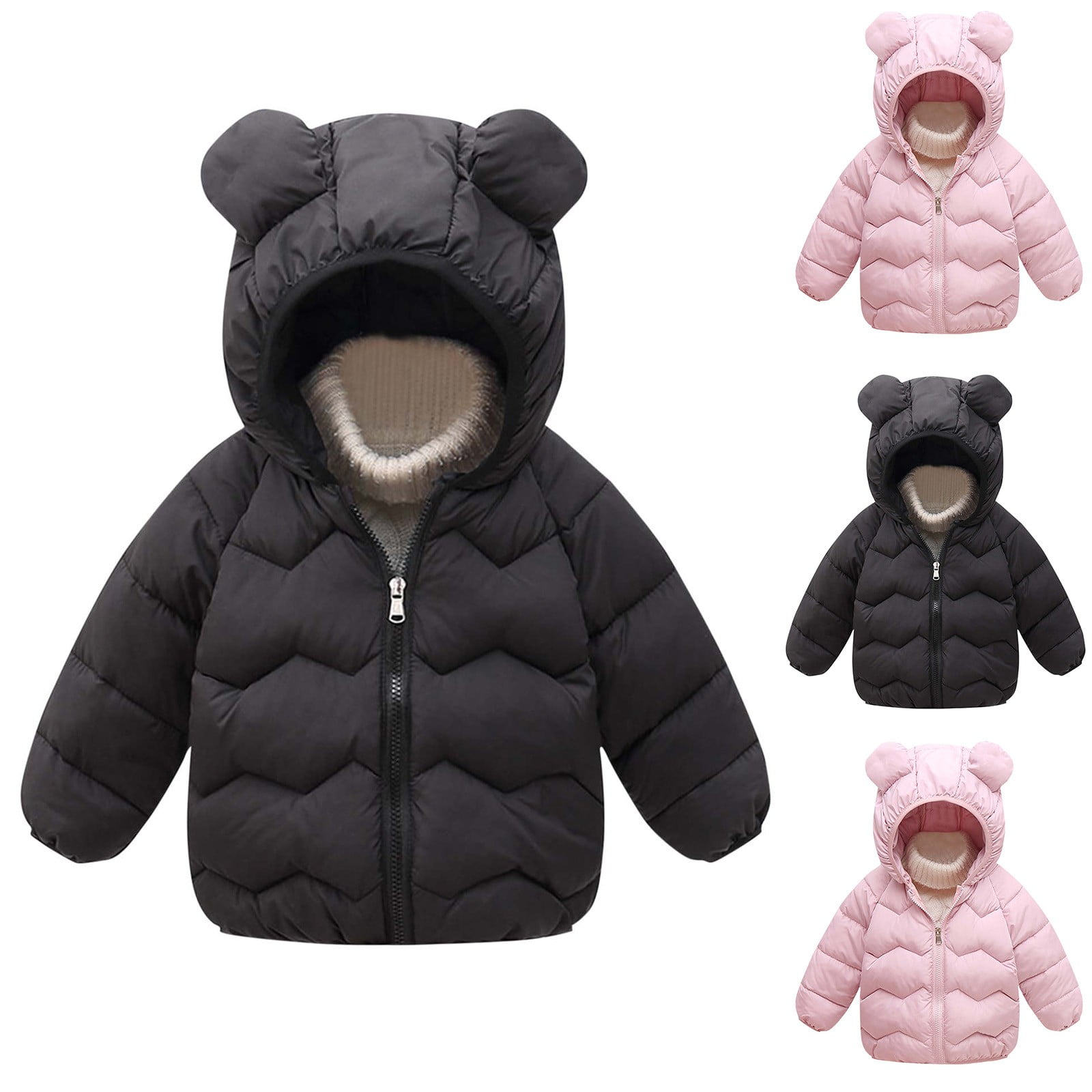abtuhar Girls Fleece Jacket,Jackets for Girls,Toddler Girls Boys Winter Coats for Toddlers ...