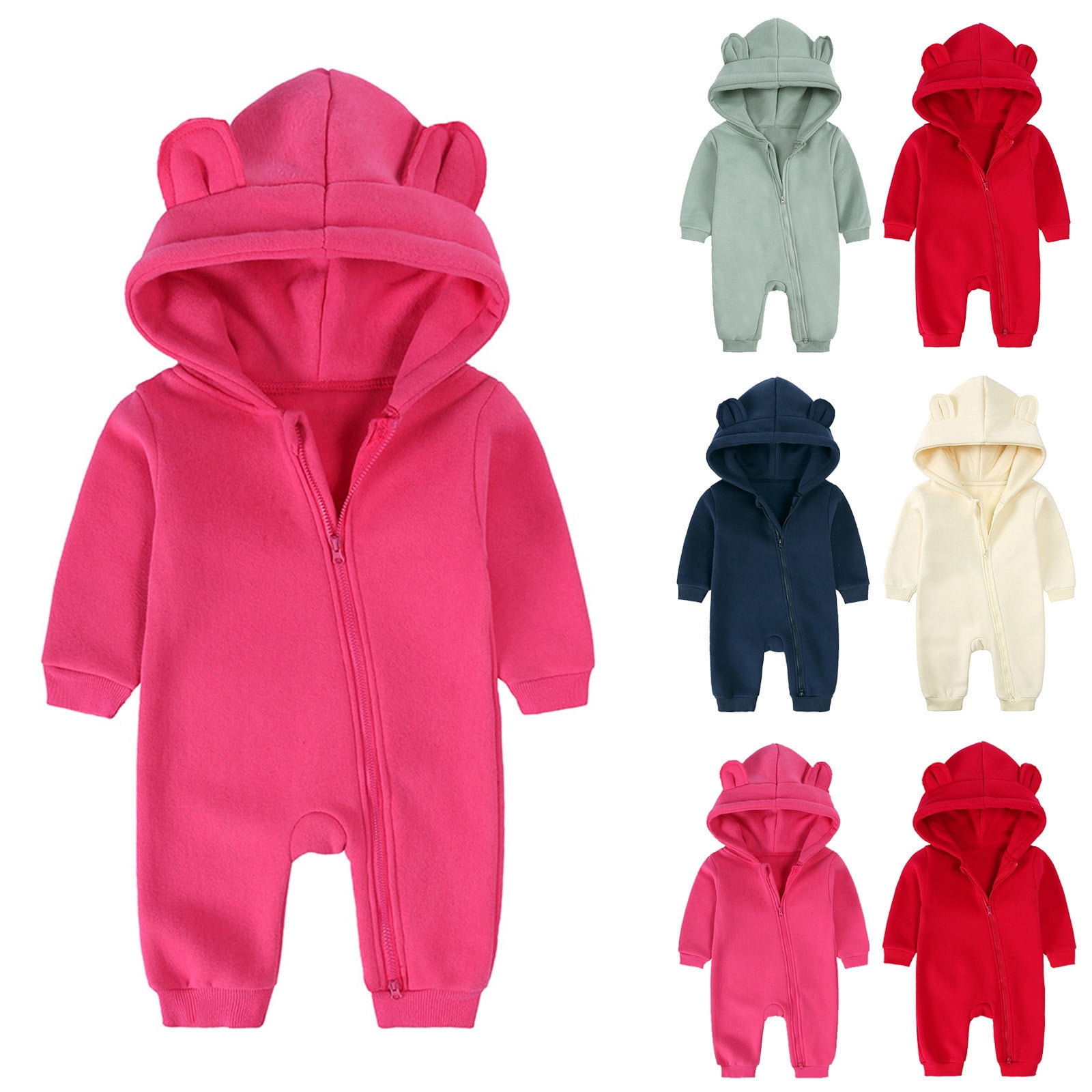 abtuhar Girls Rompers,Toddler Pajamas,Toddler Kids Boys and Girls Solid ...