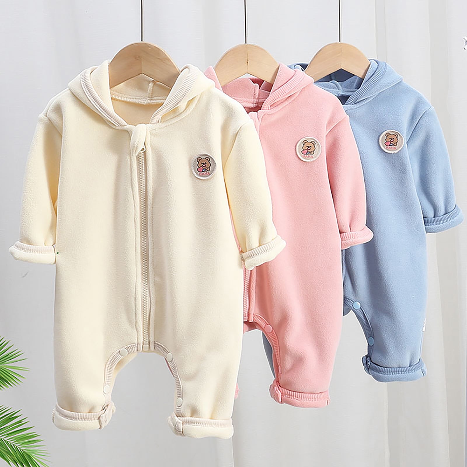 abtuhar Girls Rompers,Toddler Romper,Toddler Kids Boys and Girls Fleece ...