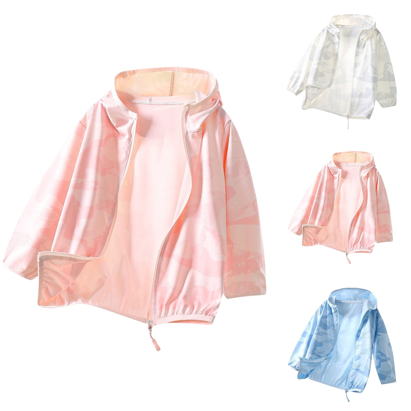 abtuhar Kids Rain Jacket,Toddler Jacket,Fashionable Ice Silk Sun ...