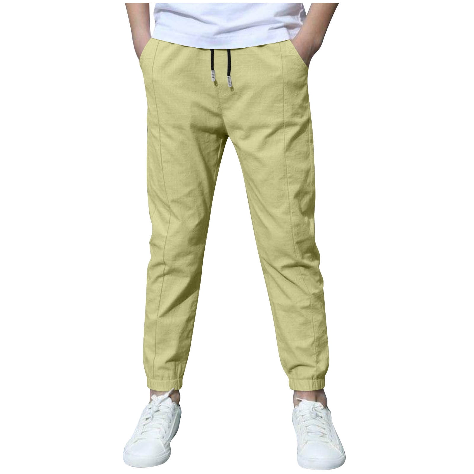 abtuhar Toddler Boy Pants,Pants for Boys,Boys' Solid Color Casual Pants ...