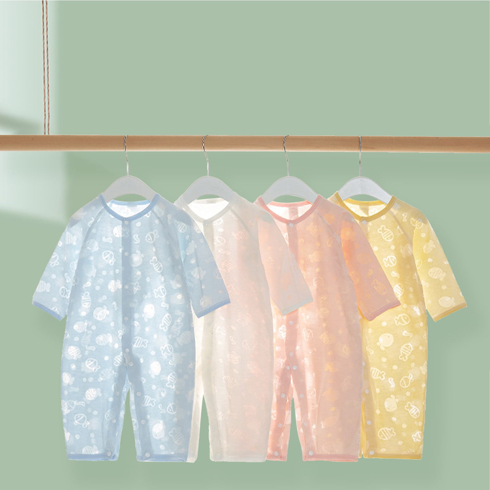 abtuhar Toddler Pajamas,Kids Pajamas,Toddler Bag Fart Clothes Thin ...