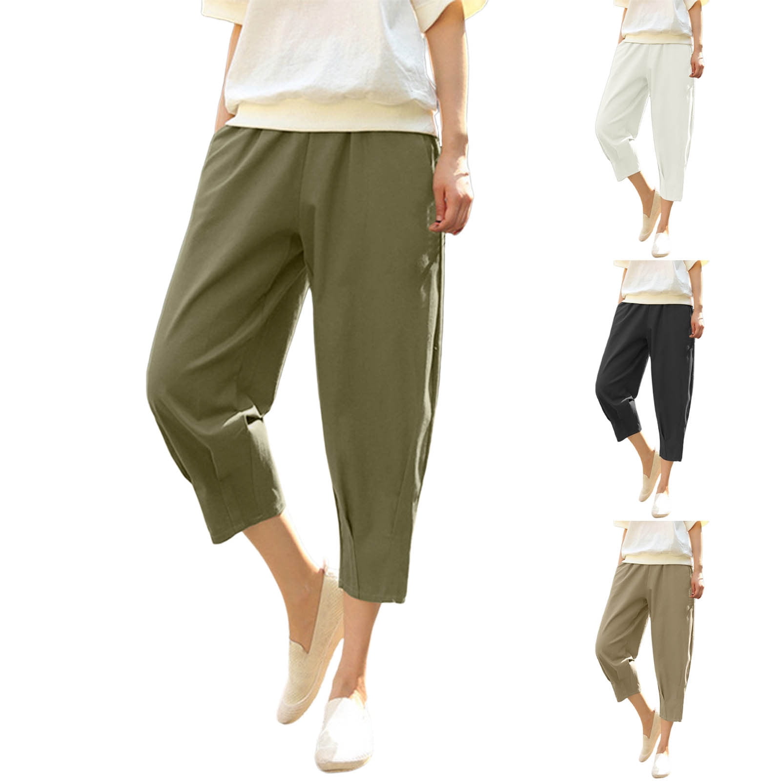 abtuhar Womens Casual Pants,Pants for Women,Womens Loose Pants High ...