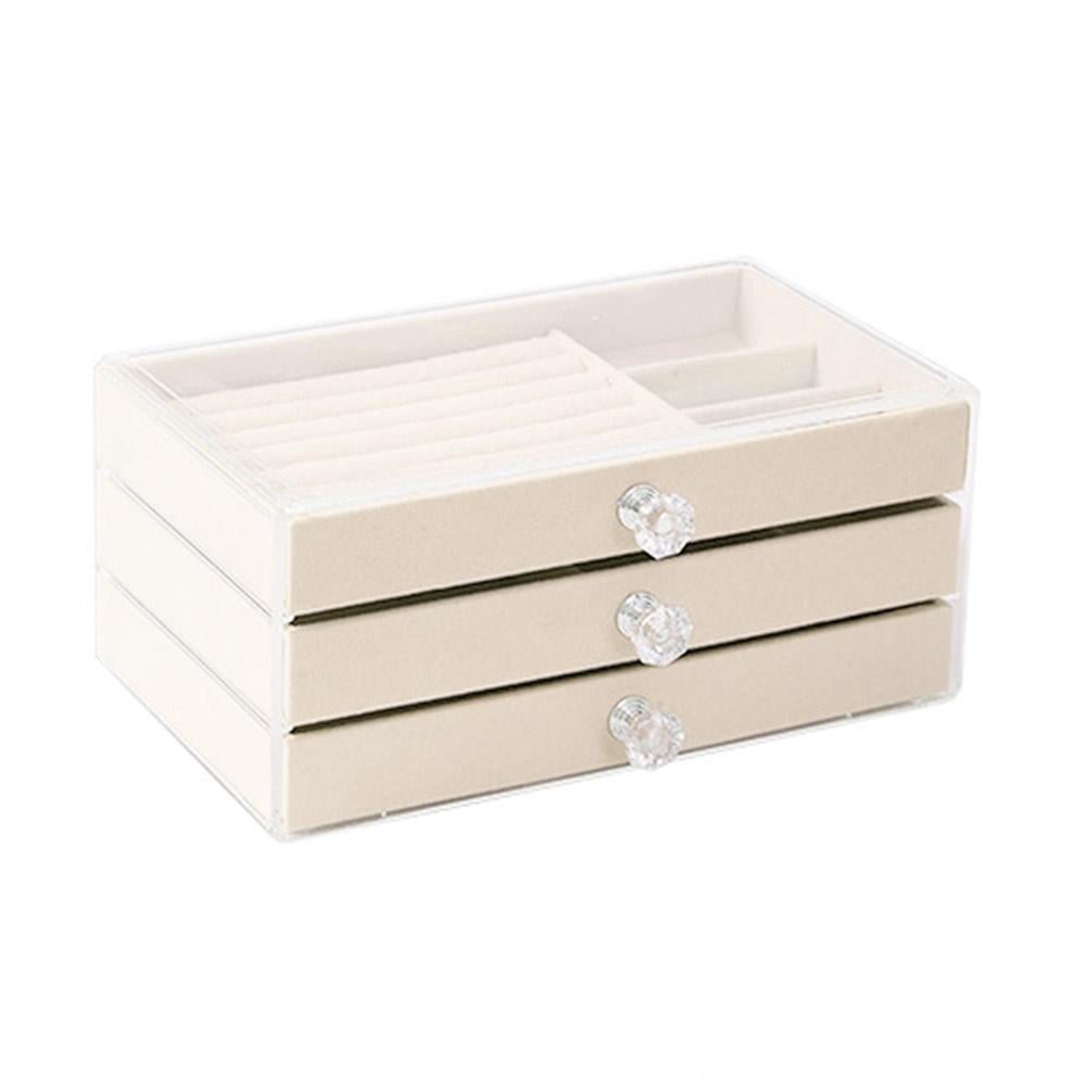 accessories box velvet multi-layer high-end storage box NEW New Q3H4 ...