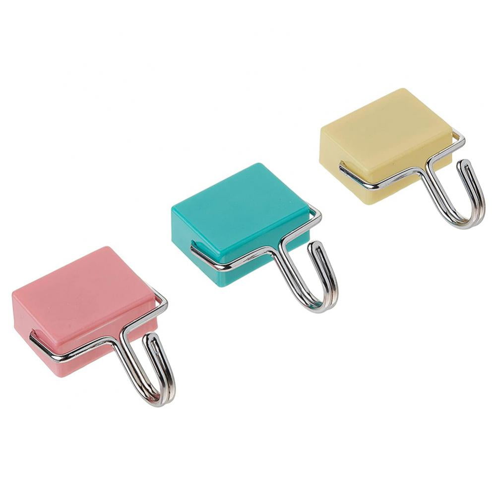Acdanc 3pcs Strong Magnetic Hooks For Fridge Magnetic Key Holder Creative Magnetic Hooks Heavy