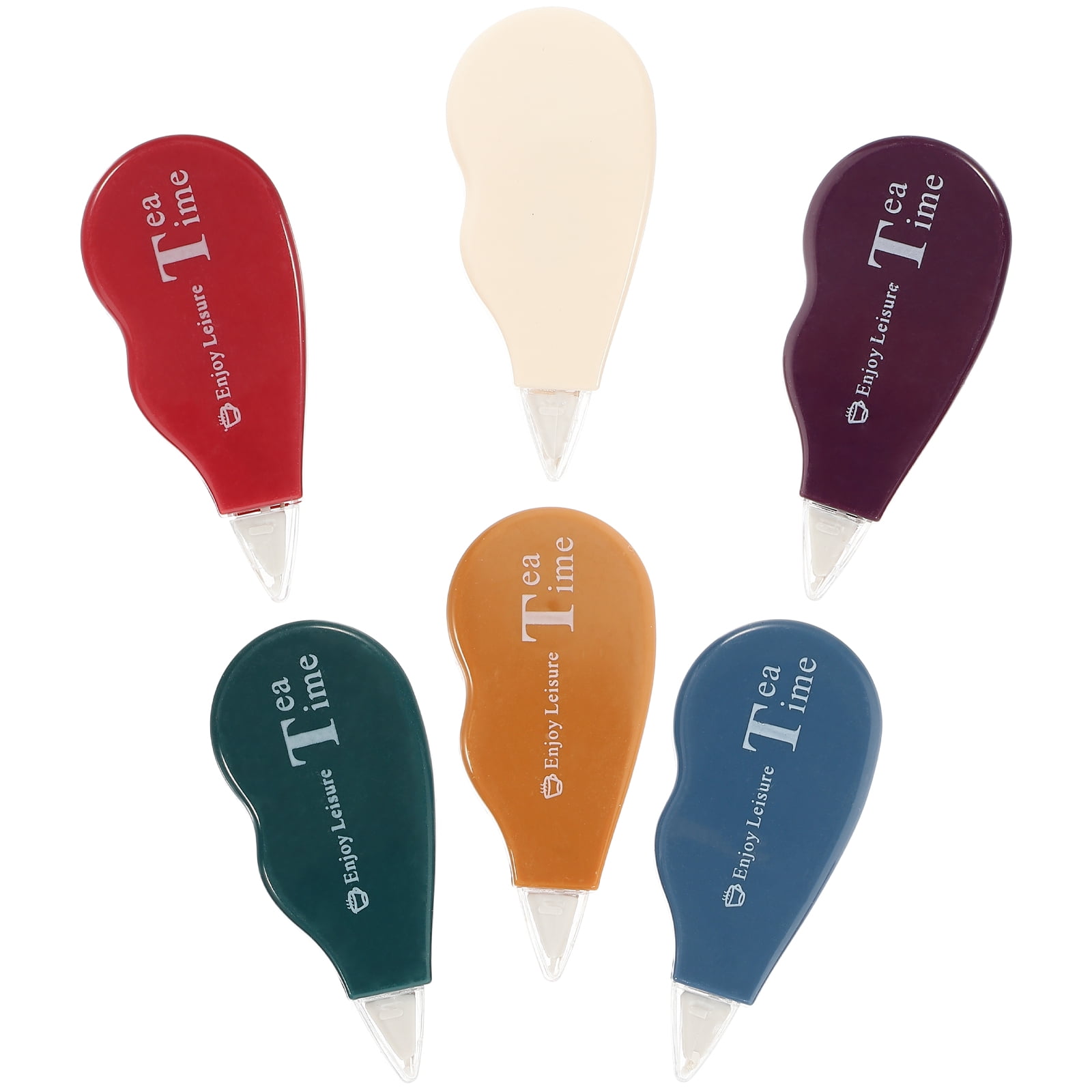6 Pcs Correction Tape Writing White-out Tapes Macaron Studying Eraser ...