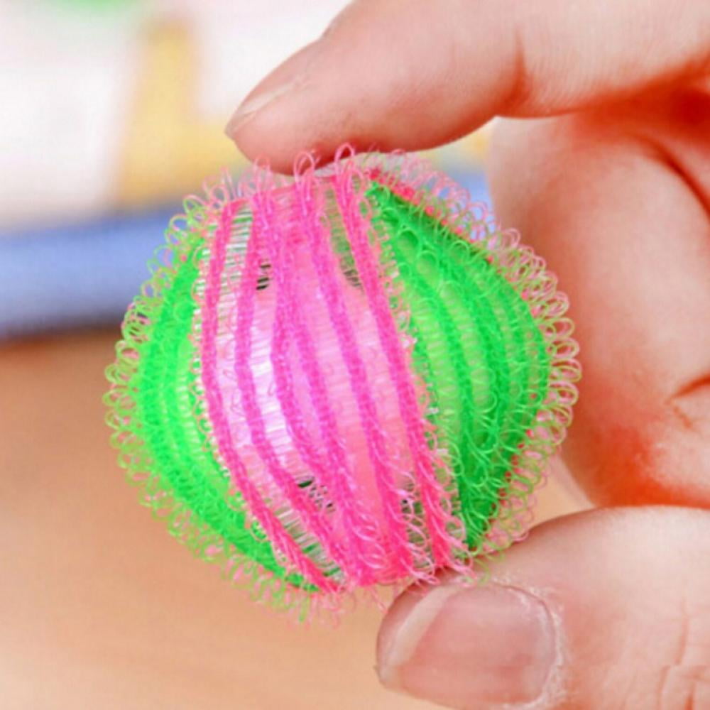 6Pcs Reusable Lint Remover Balls for Laundry Dryer Washing Pet Hair ...