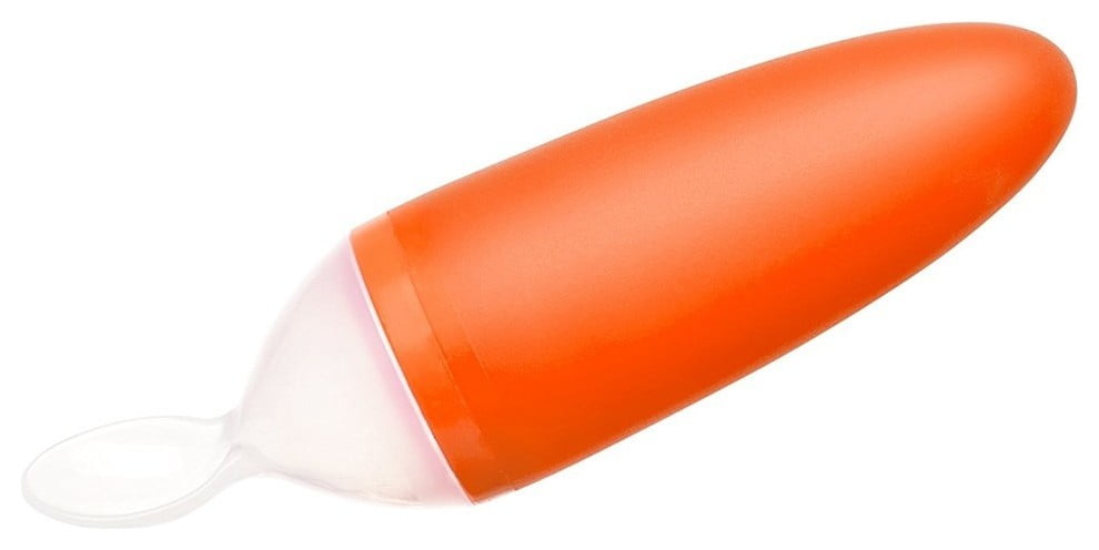 acdanc Boon Squirt Silicone Baby Food Dispensing Spoon, Orange, One ...