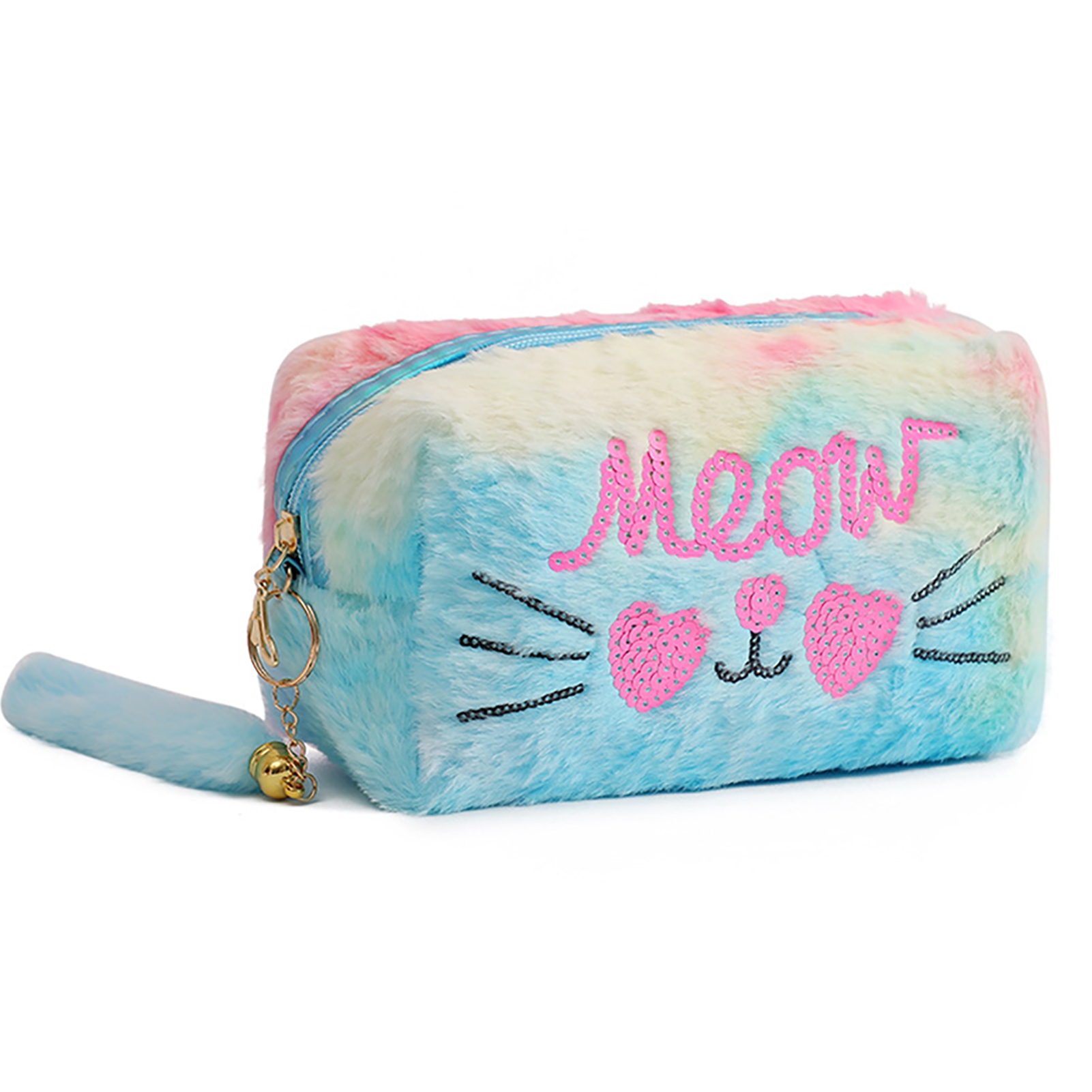 acdanc COOLL Compact Pencil Case Cute Pencil Case Kawaii Cat Plush ...