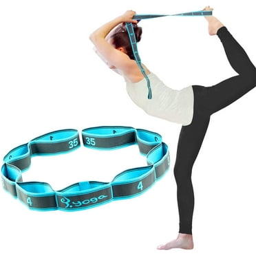 Multi-Loop Yoga Strap, 12 Loops Yoga Stretch Non Elastic Band Strap for ...