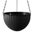 acdanc Hanging Baskets Flower Pots Artificial Rattan Planter Basket ...