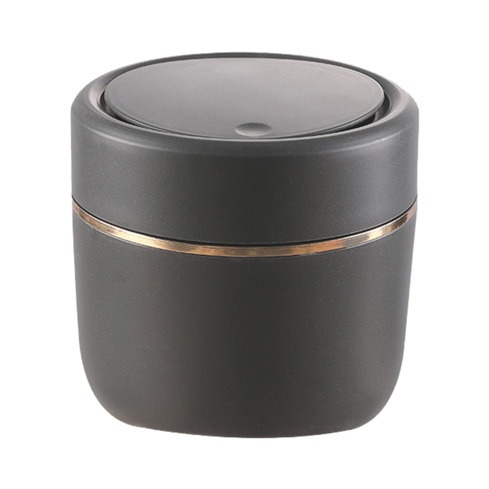 acdanc Mini Trash Container, Kitchen Waste Basket with Lid, Press-Type ...