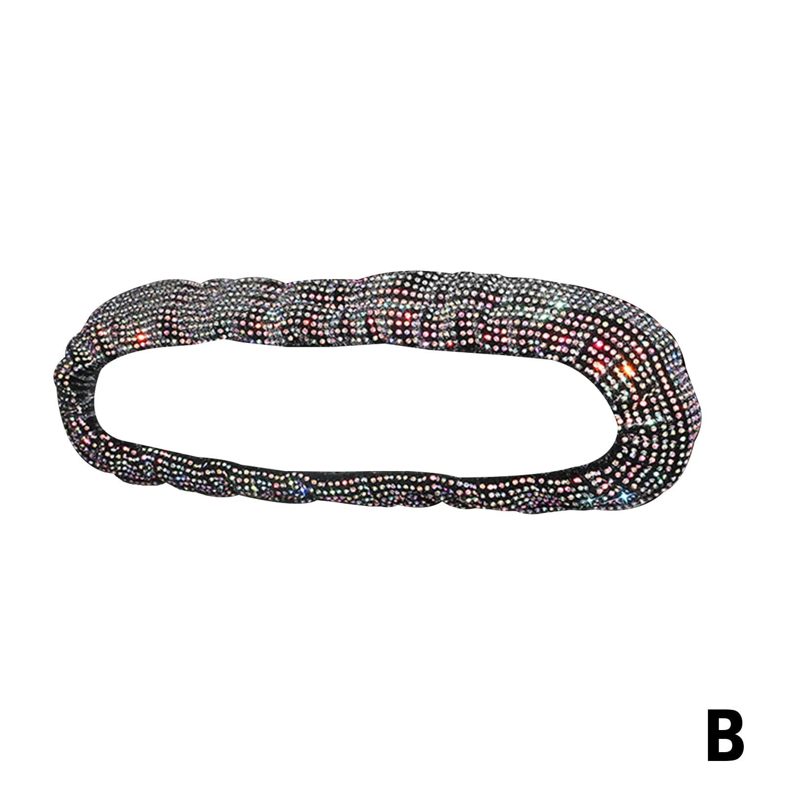 Rhinestone Shiny Rearview Mirror Decor Car Interior Accessories For ...