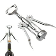 Triani Stainless Steel Wine Bottle Beer Corkscrew Cap Opener,Silver ...