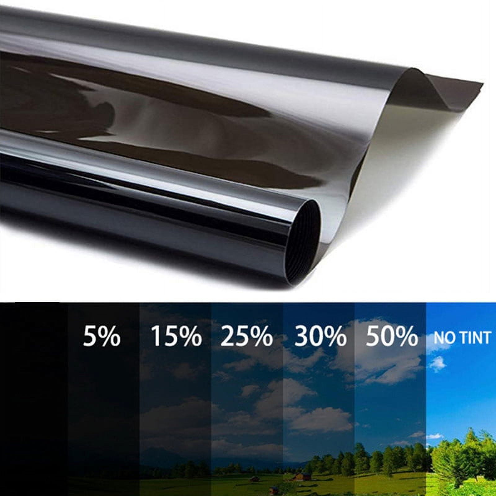 50pcs acdanc Window Tint Film Glass Sticker Shade 5%-50% VLT for Car UV ...
