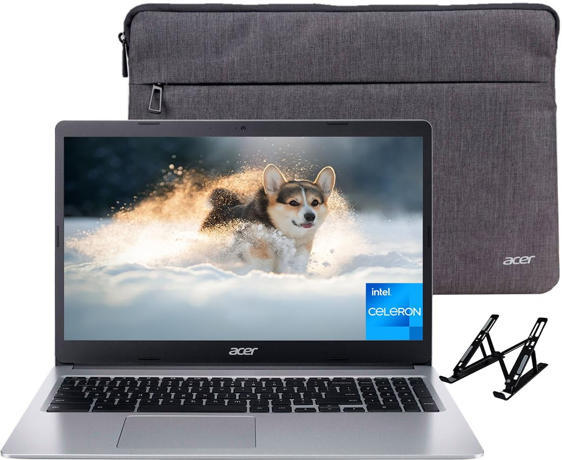 acer 2023 Chromebook Laptop, 15.6" HD Thin & Light Display, Intel Celeron N4020 Processor, 4GB ...