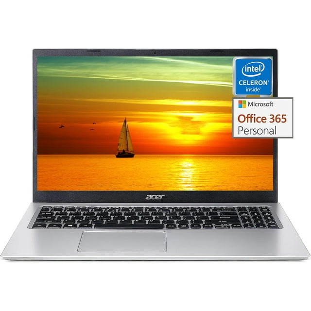 acer 2023 Newest Aspire 1 Silver Slim Laptop, 15.6-inch FHD, Dual-core ...