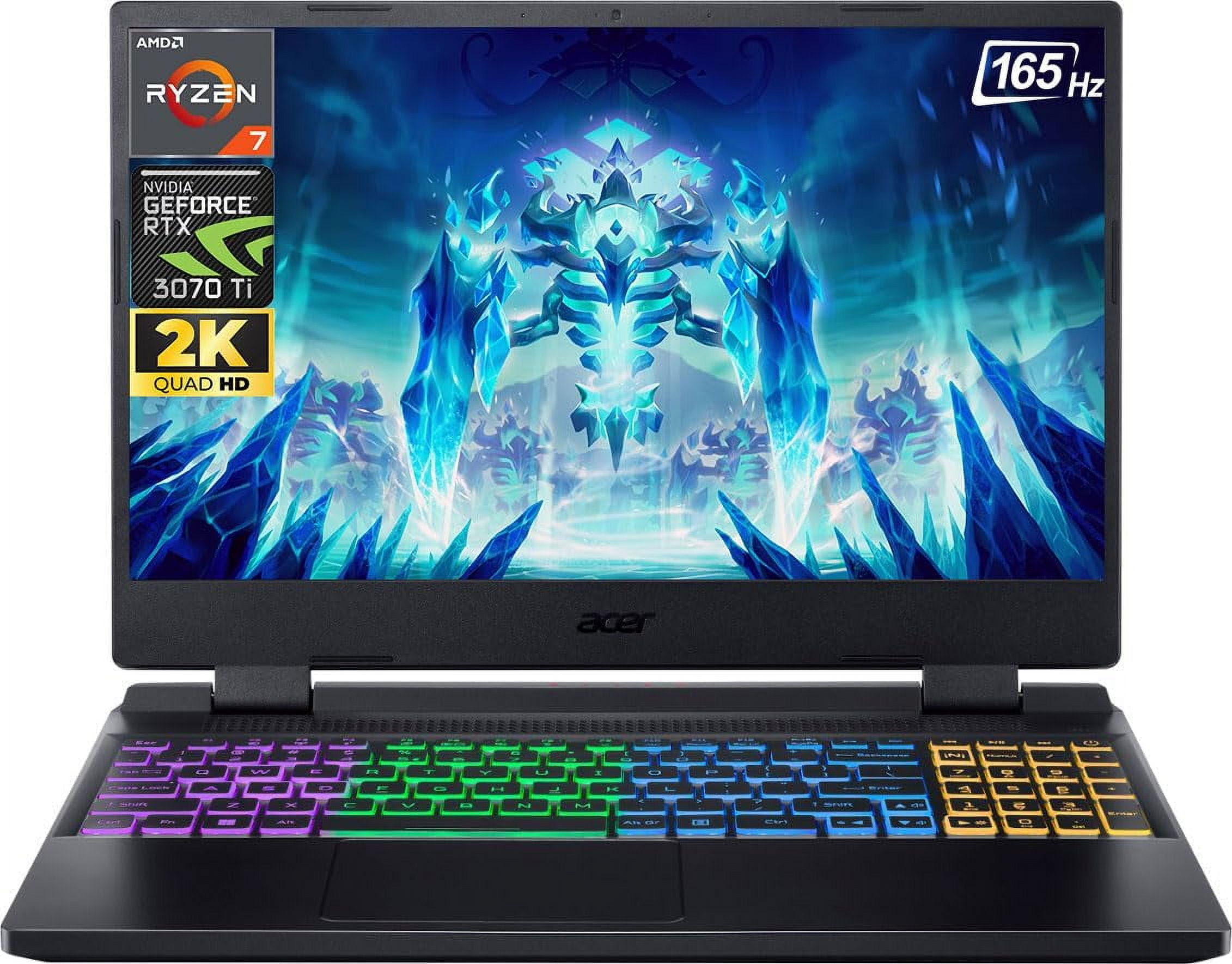 acer 2023 Newest Nitro 5 Gaming Laptop, 15.6" QHD 165Hz Display, AMD ...